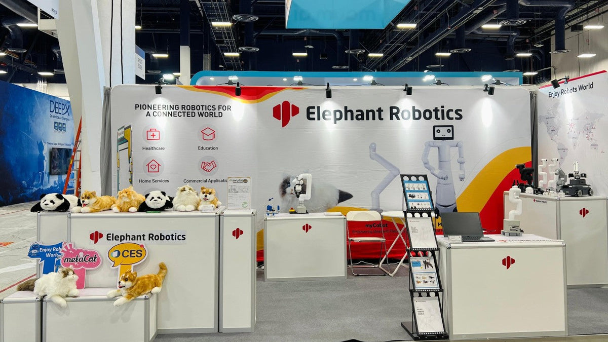 Elephant Robotics Draws Global Spotlight at the CES 2025 with Debut of