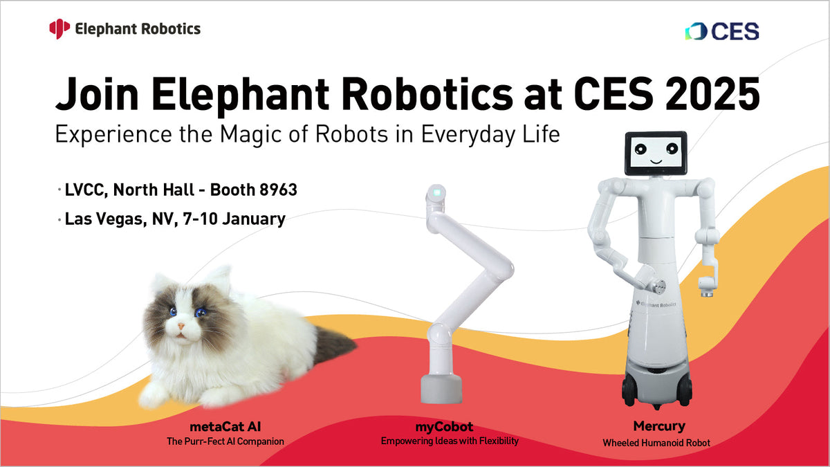 Elephant Robotics stellt auf der CES 2025 aus