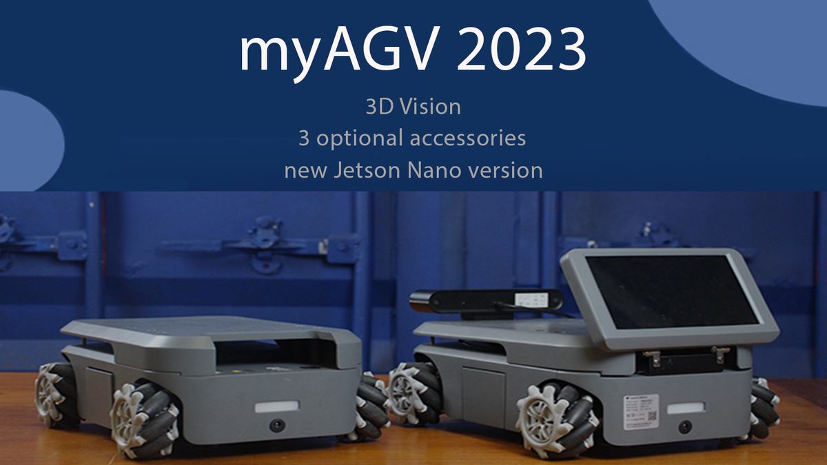 myAGV 2023: Advanced 3D Vision & Jetson Nano AGV Robot – Elephant Robotics