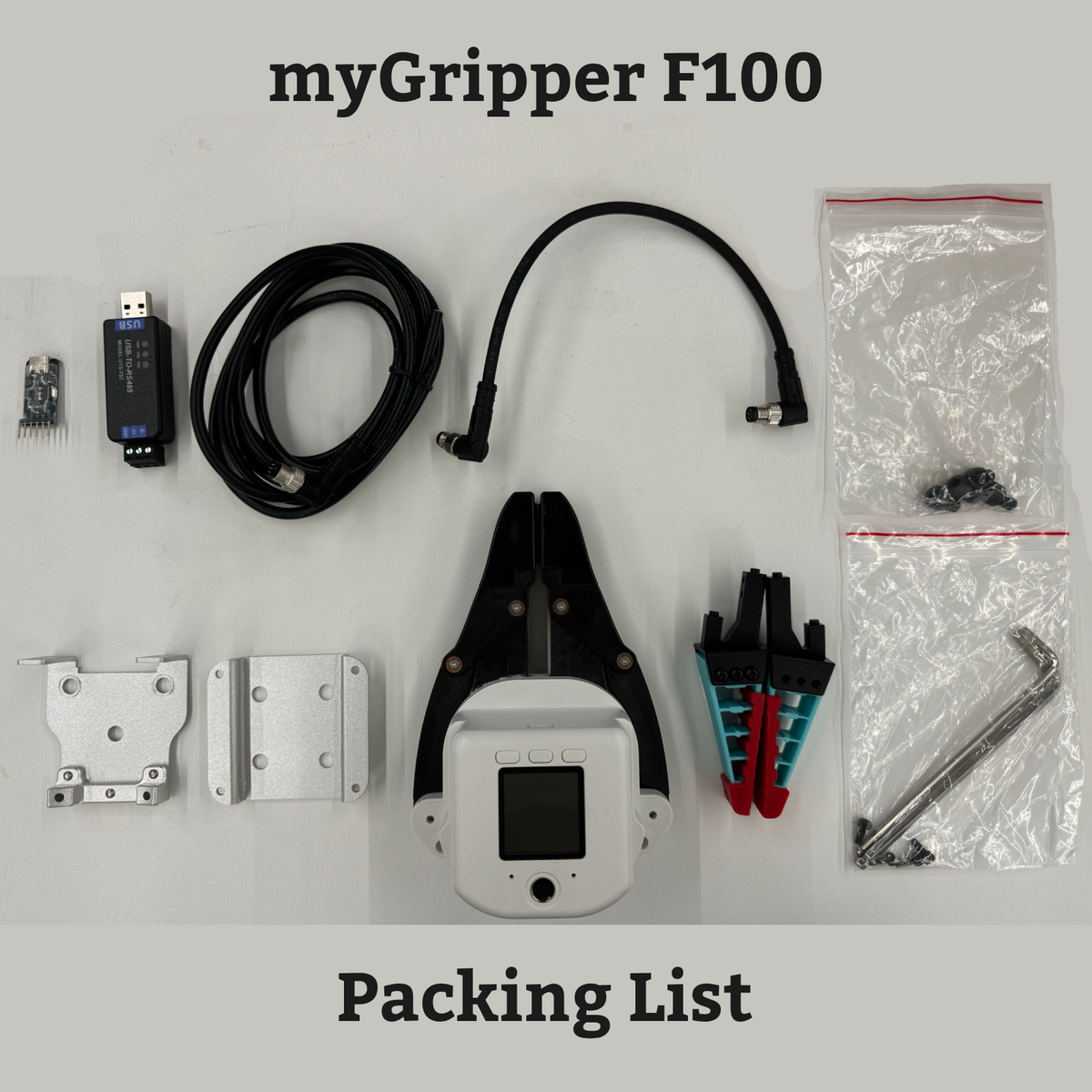 myGripper F100 Force-Controlled Gripper for Cobot 320/Pro 630/Mercury – Elephant Robotics