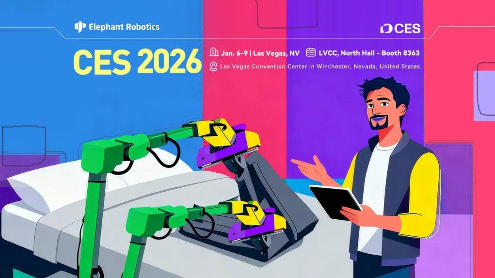 Elephant Robotics to Exhibit at CES 2026 with Embodied AI, Educational